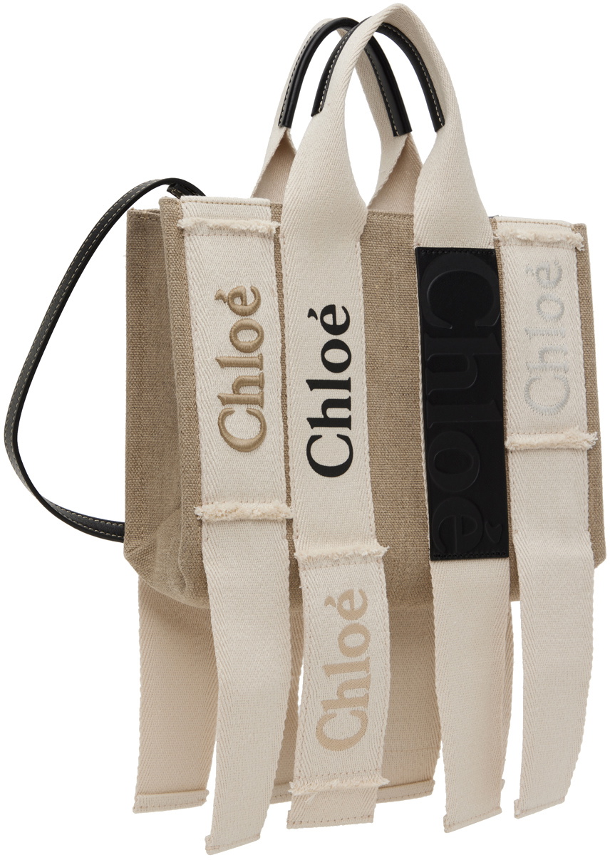 Chloé Beige Small Woody Tote Chloe