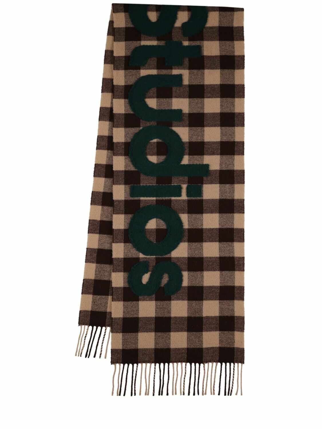 ACNE STUDIOS - Acne Logo Wool Blend Scarf Acne Studios