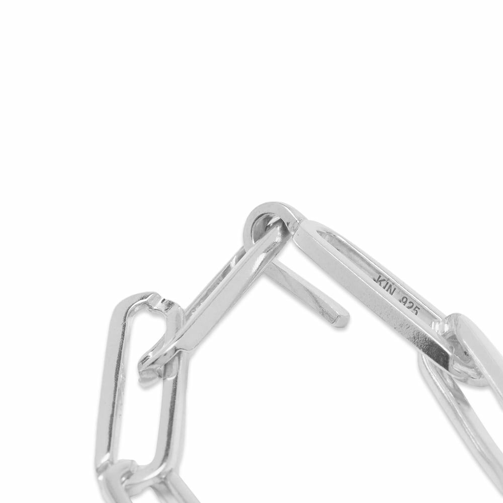 Kinraden Women's Inhaling Him Small Bracelet in Recycled Silver KINRADEN