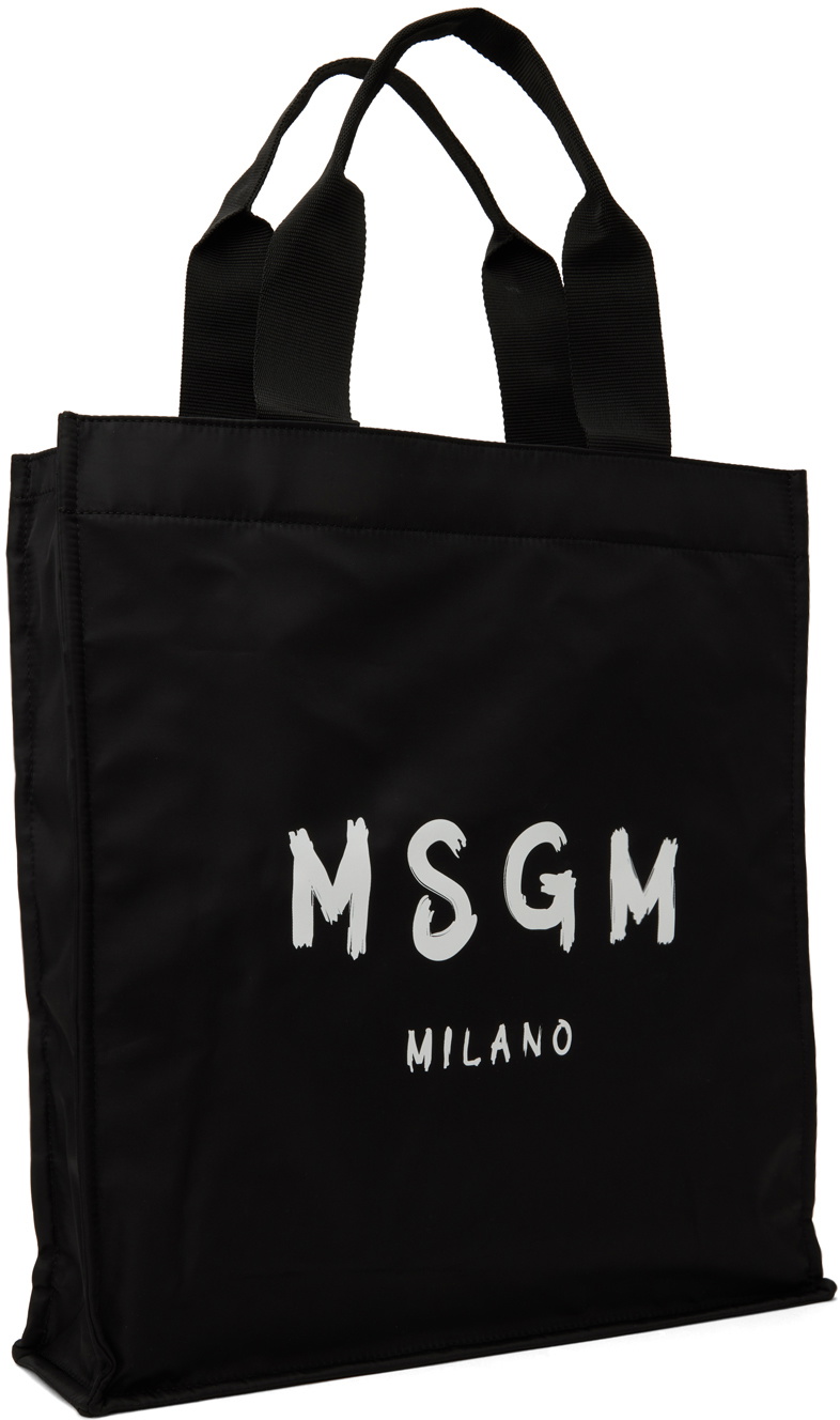 MSGM Black Logo Tote MSGM