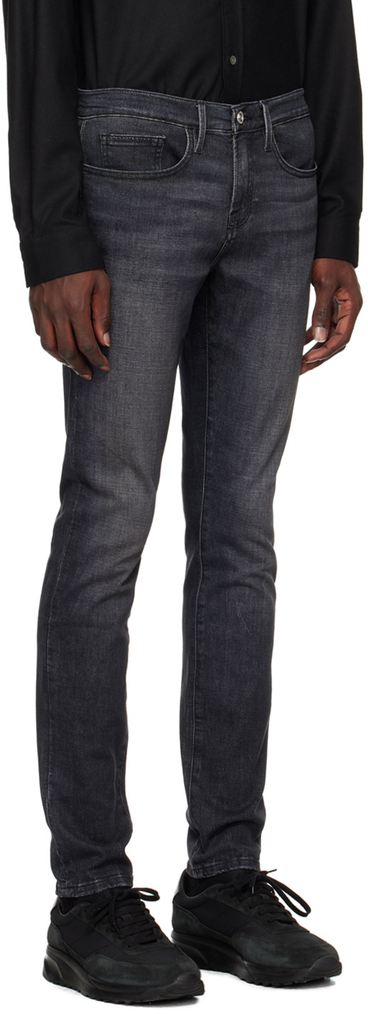 FRAME Black 'L'Homme Skinny' Jeans Frame Denim