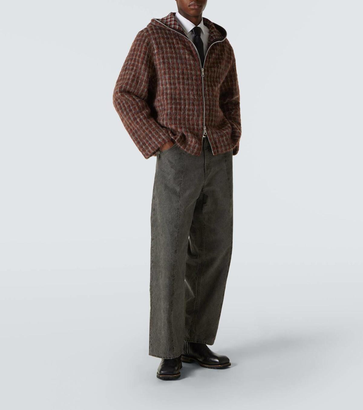 Our Legacy Checked hooded jacket Our Legacy