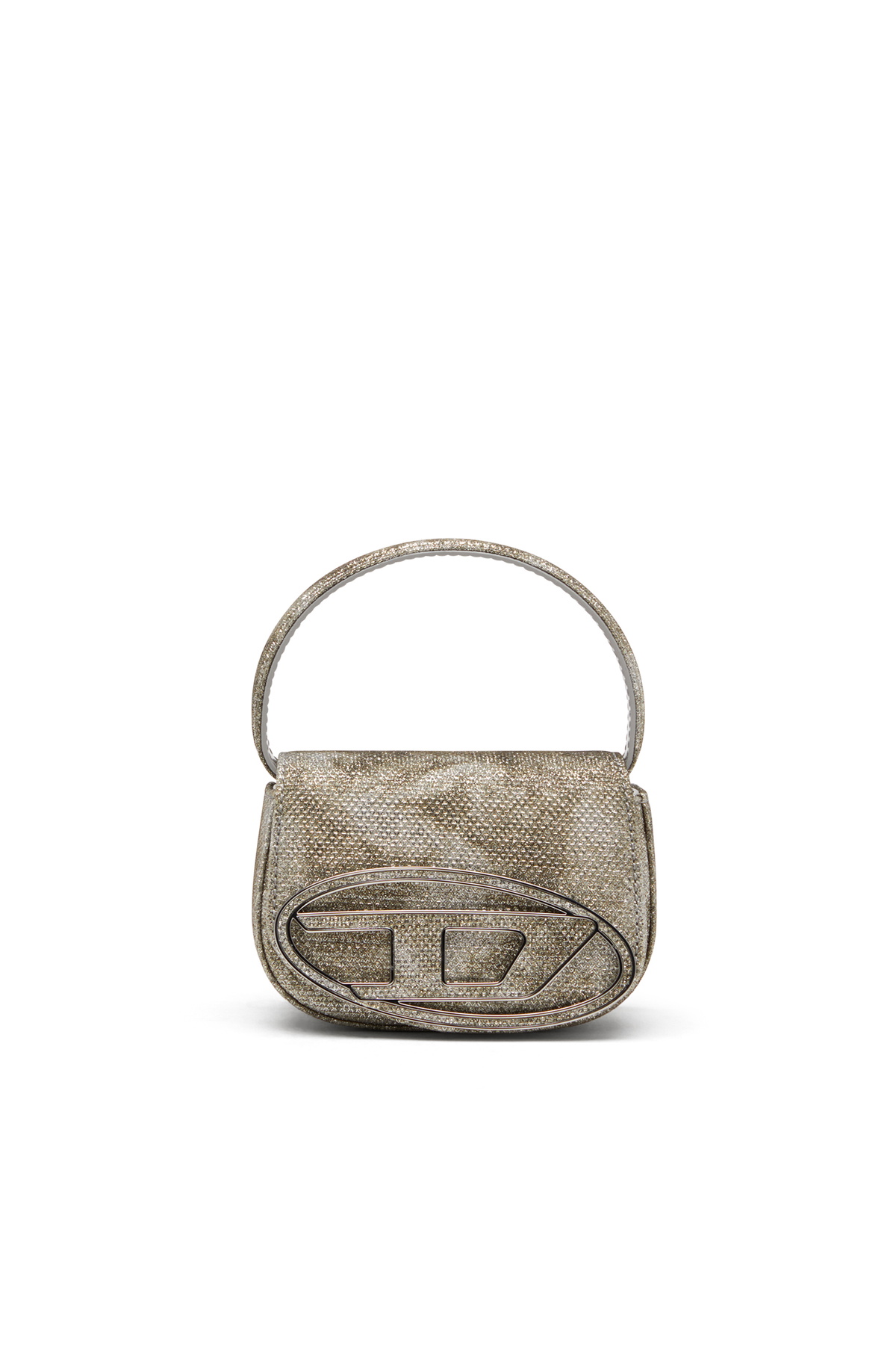 Diesel Iconic mini bag in shimmer fabric - Crossbody Bags Womens in ...