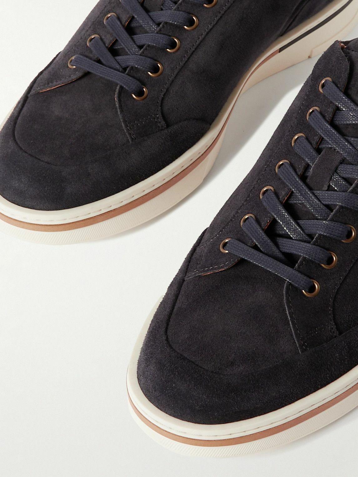 Dunhill - Metropolitan Suede Sneakers - Blue Dunhill