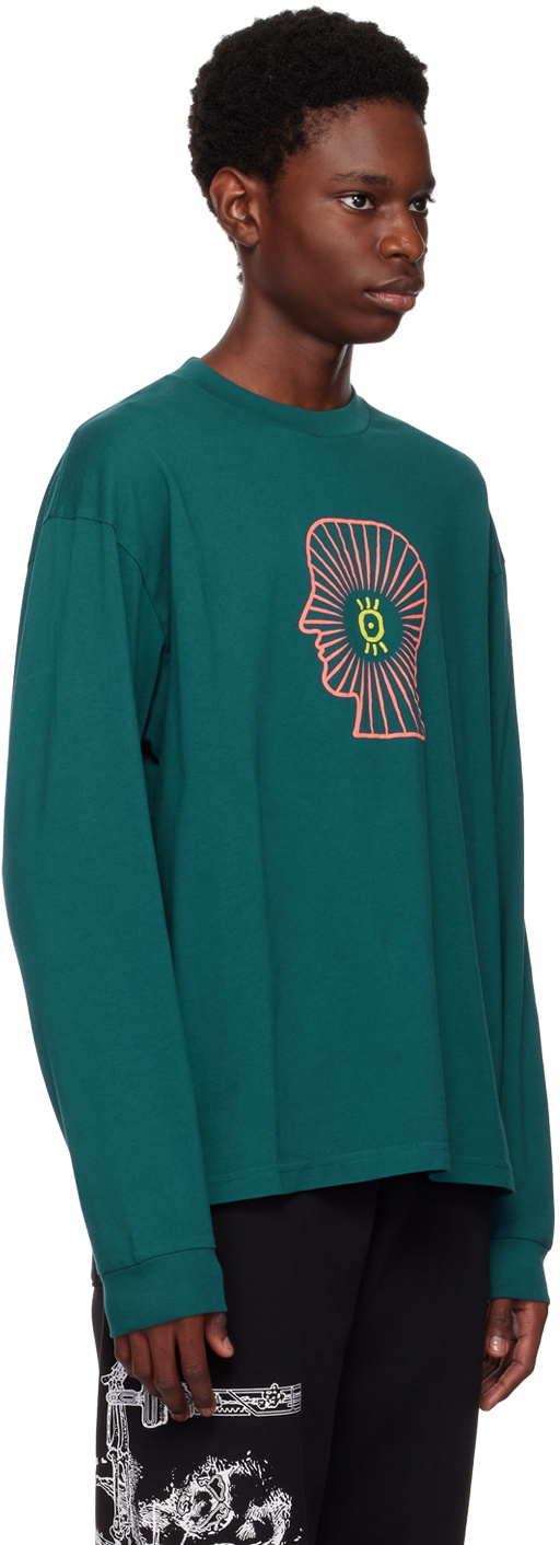 Brain Dead Blue Visions Club Long Sleeve T-Shirt Brain Dead