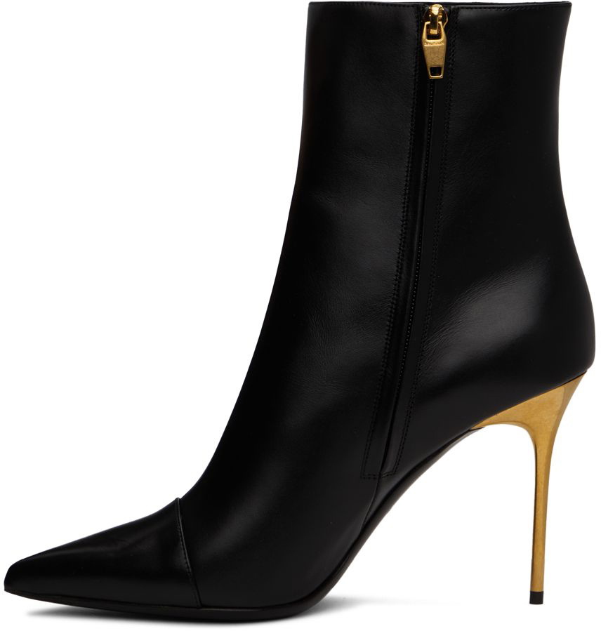 Balmain Black Roni Ankle Boots Balmain
