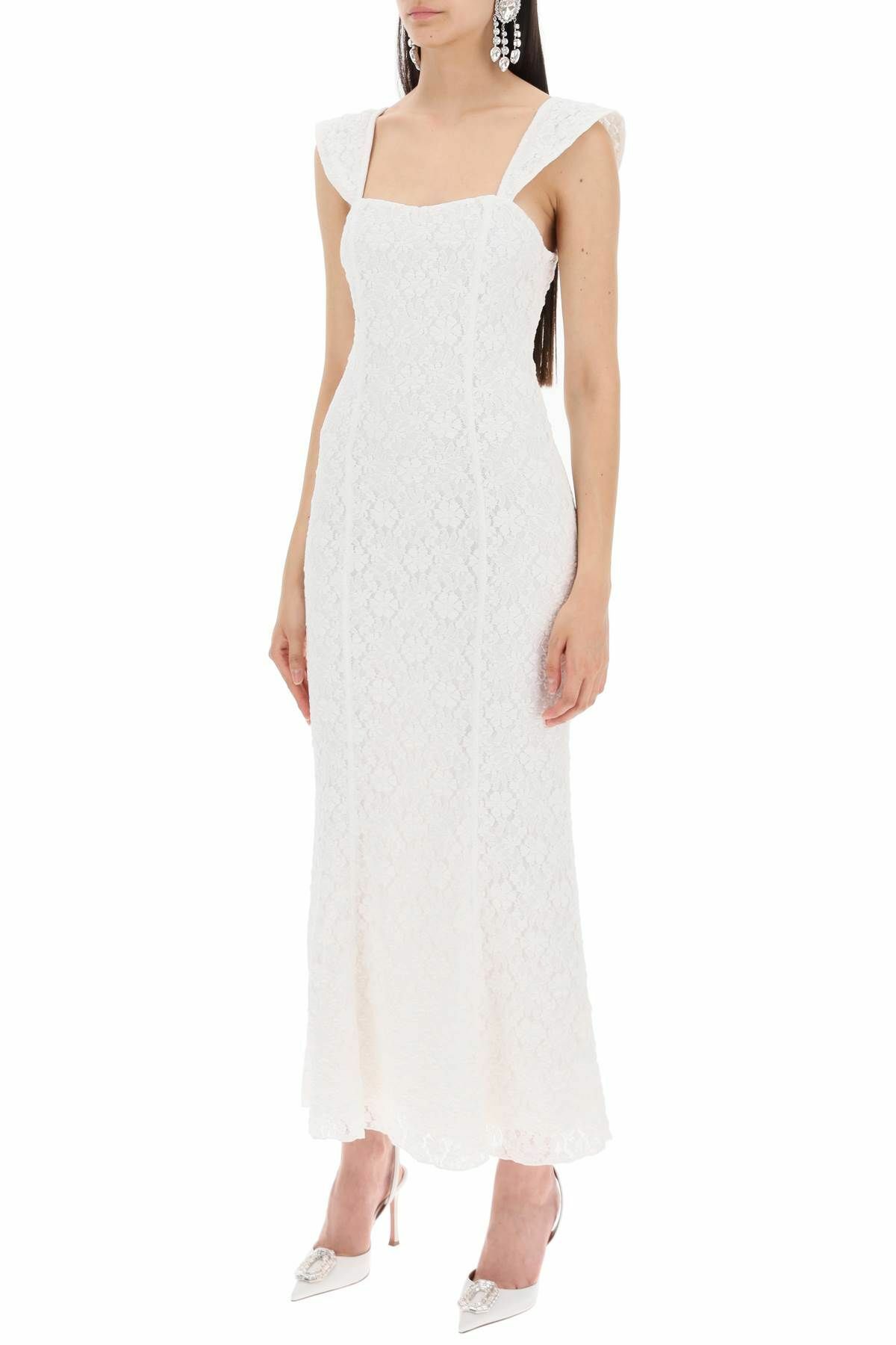 ROTATE maxi lace dress in italian White ROTATE Birger Christensen