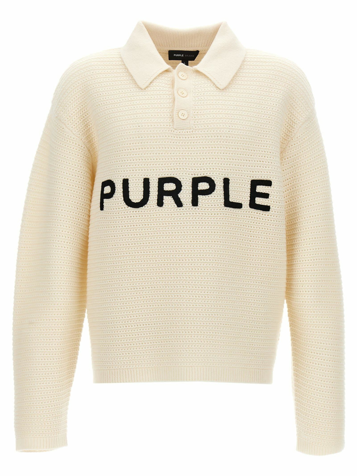 Purple Brand Logo Embroidery Sweater Purple Brand