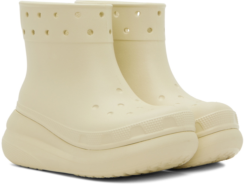 Crocs Off-White Crush Boots Crocs