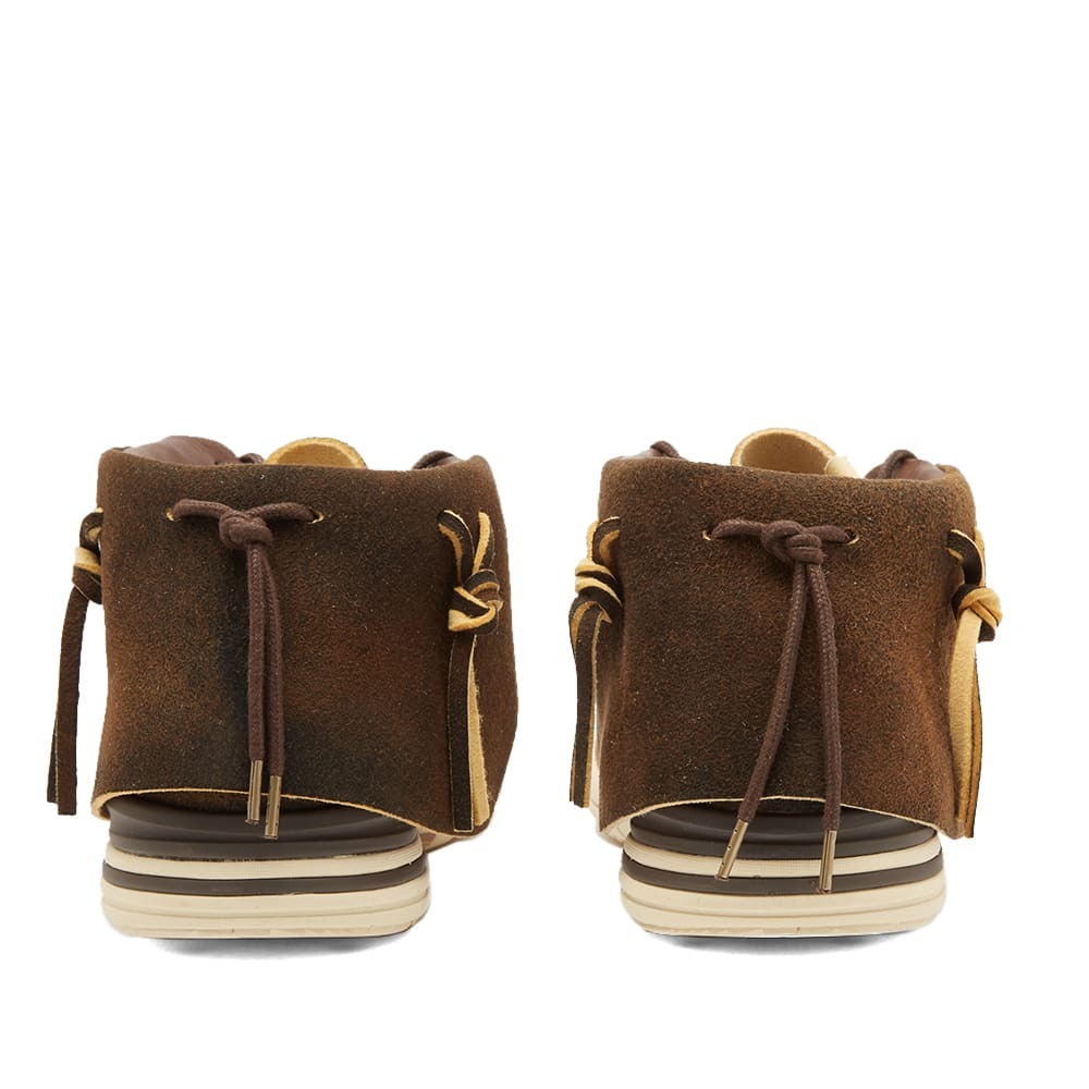Visvim Men's FBT Lhamo-Folk Sneakers in Brown Visvim