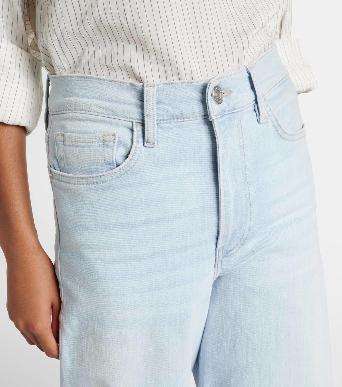 Frame Le Palazzo cropped wide-leg jeans Frame Denim