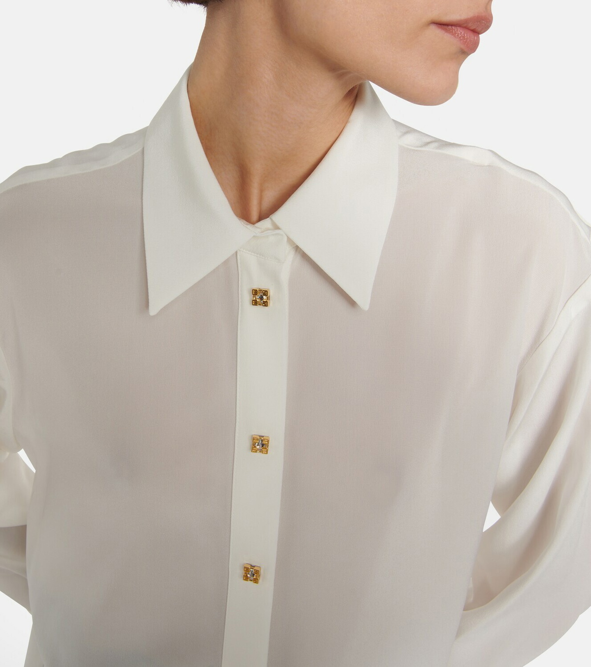 Givenchy Silk embellished blouse Givenchy
