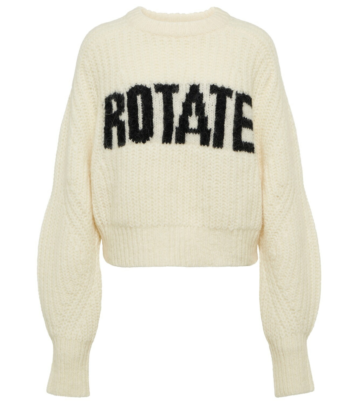 Rotate Birger Christensen Shandy logo wool-blend sweater ROTATE Birger ...