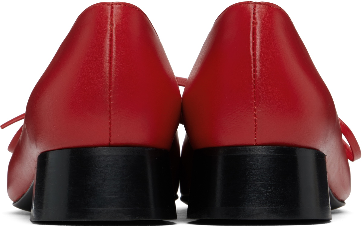 Nicole Saldaña Red Isabel Ballerina Flats Nicole Saldaña