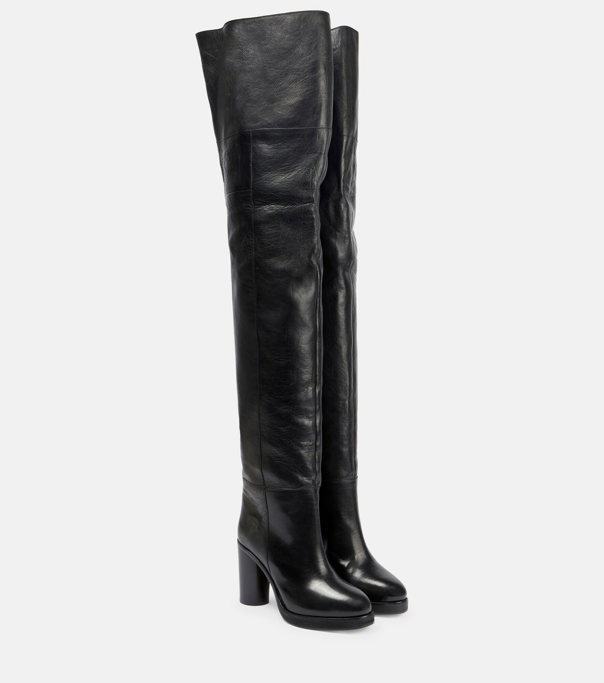 Isabel Marant - Lurna leather over-the-knee boots Isabel Marant
