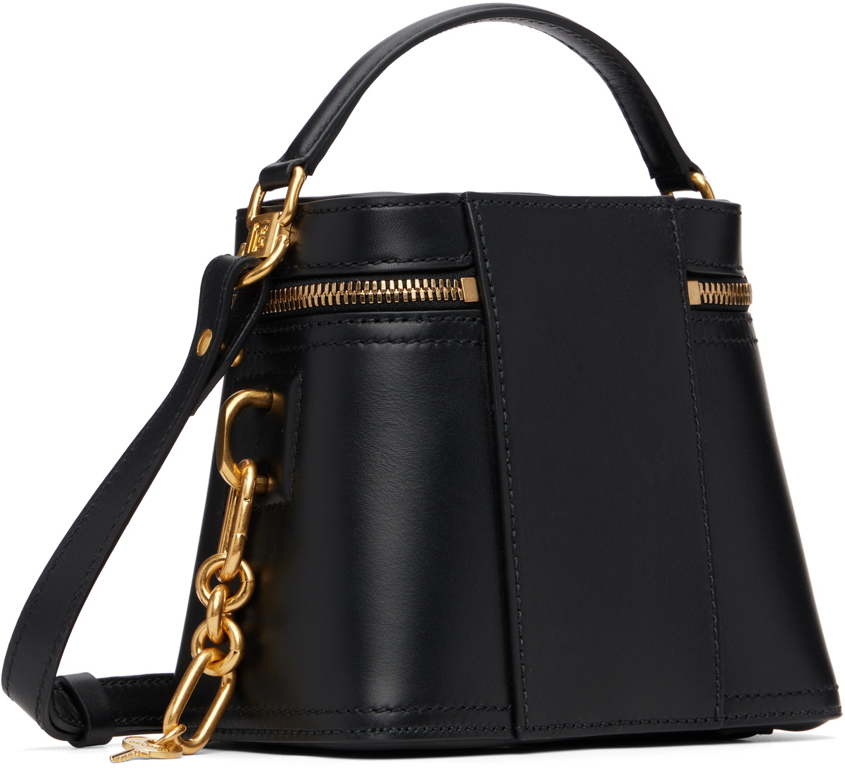 Balmain Black Pulse Vanity Bag Balmain