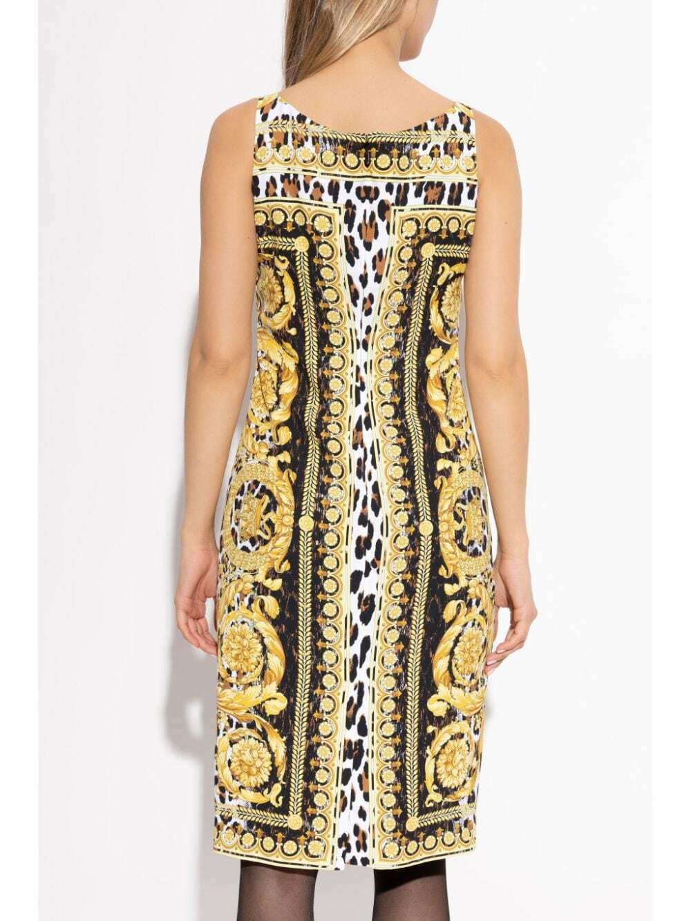 VERSACE - Barocco Print Midi Dress Versace