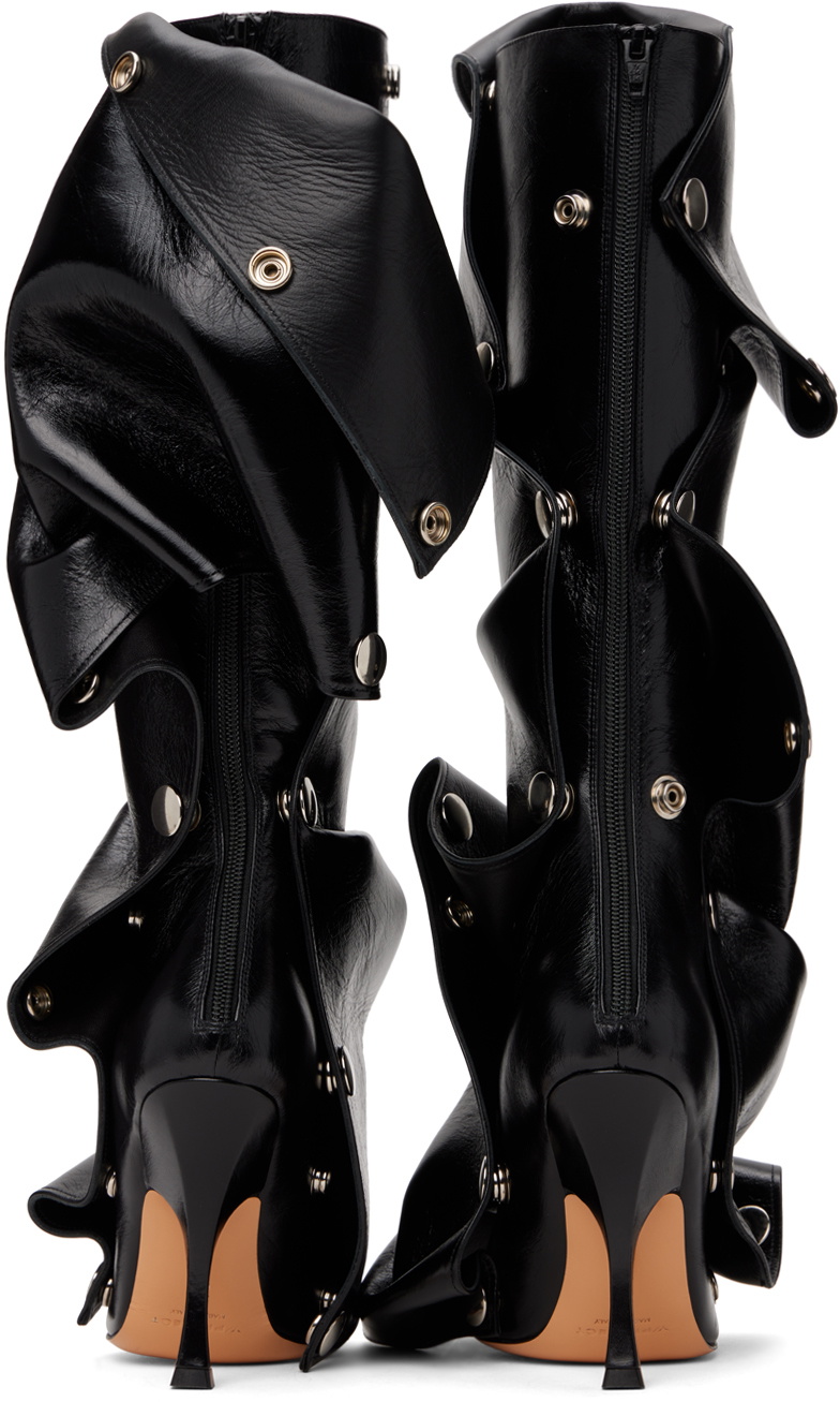 Y/Project Black Snap Boots Y/Project