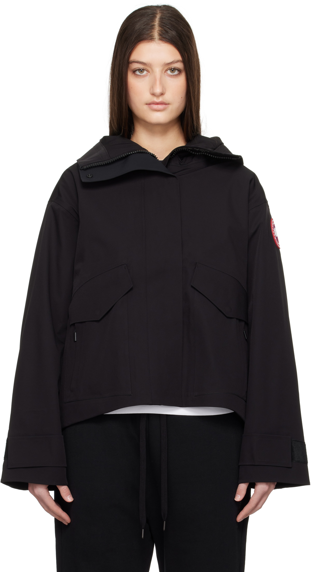 Canada Goose Black Tofino Rain Jacket Canada Goose