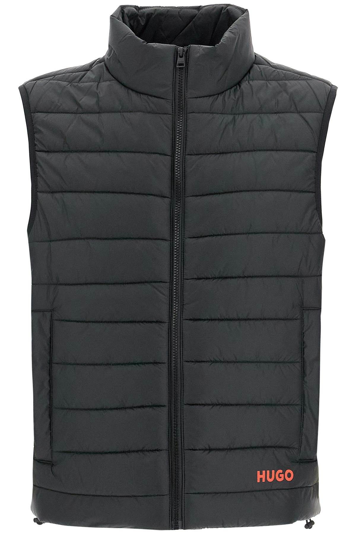 HUGO padded brentino vest Black Hugo Boss