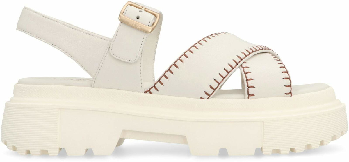 Hogan Leather Sandal Hogan