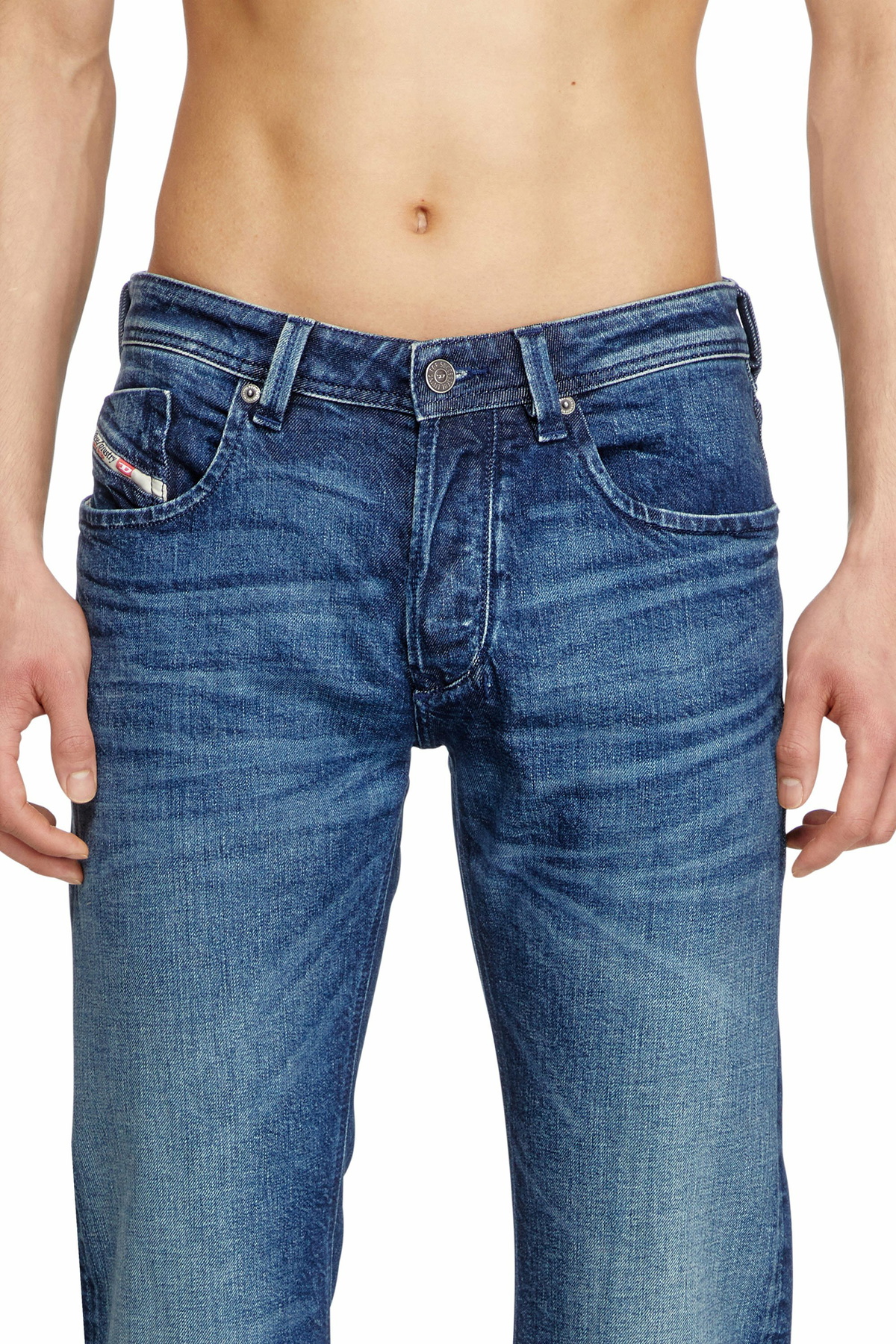 Diesel Regular Jeans - 1985 Larkee - Jeans Mens in Blue Diesel