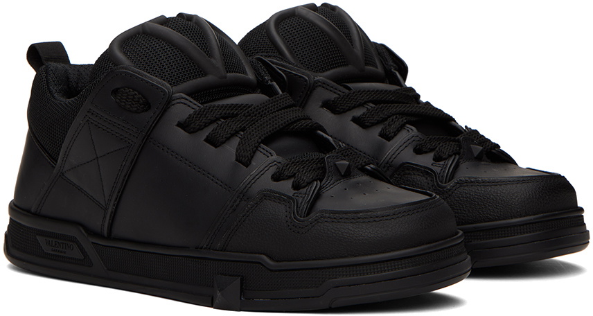 Valentino Garavani Black Open Skate Sneakers Valentino Garavani