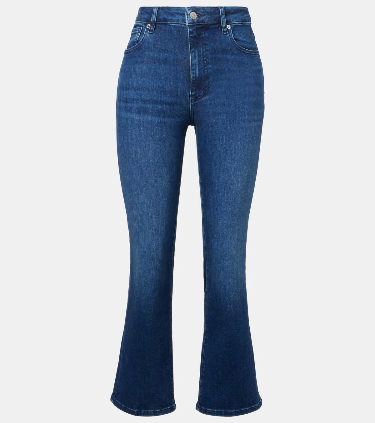 Frame Reboot Crop high-rise bootcut jeans Frame Denim