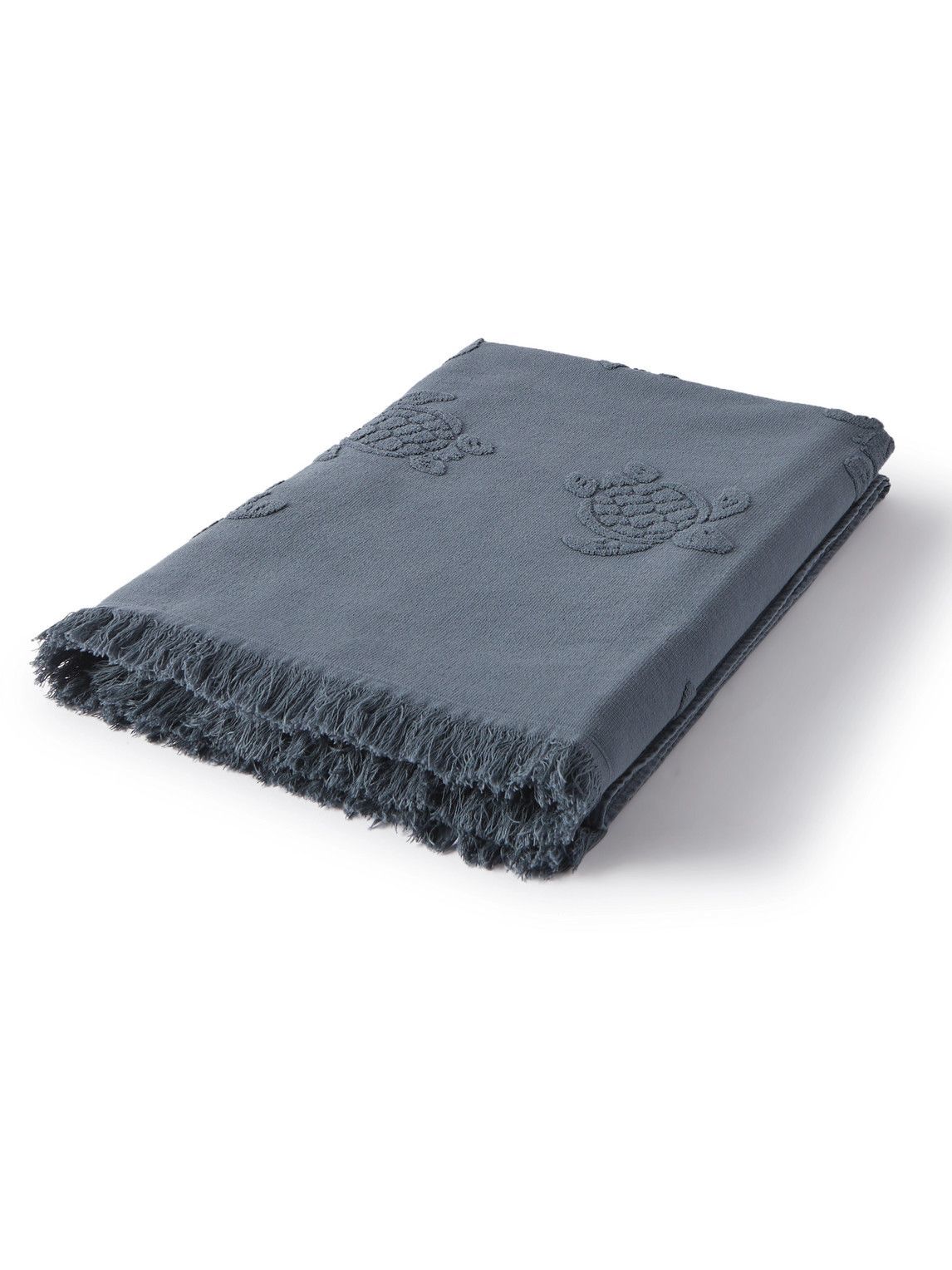 Vilebrequin - Santah Logo-Jacquard Cotton-Terry Towel Vilebrequin