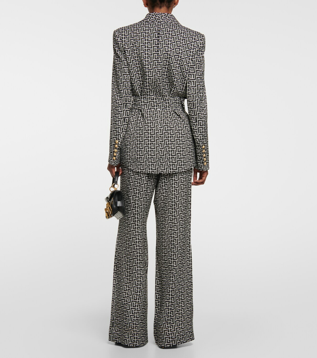 Balmain - Double-breasted monogram jacket Balmain