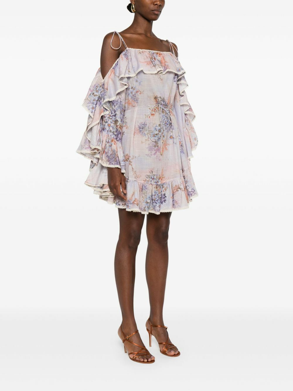 ZIMMERMANN Cascadian Mini Dress Zimmermann