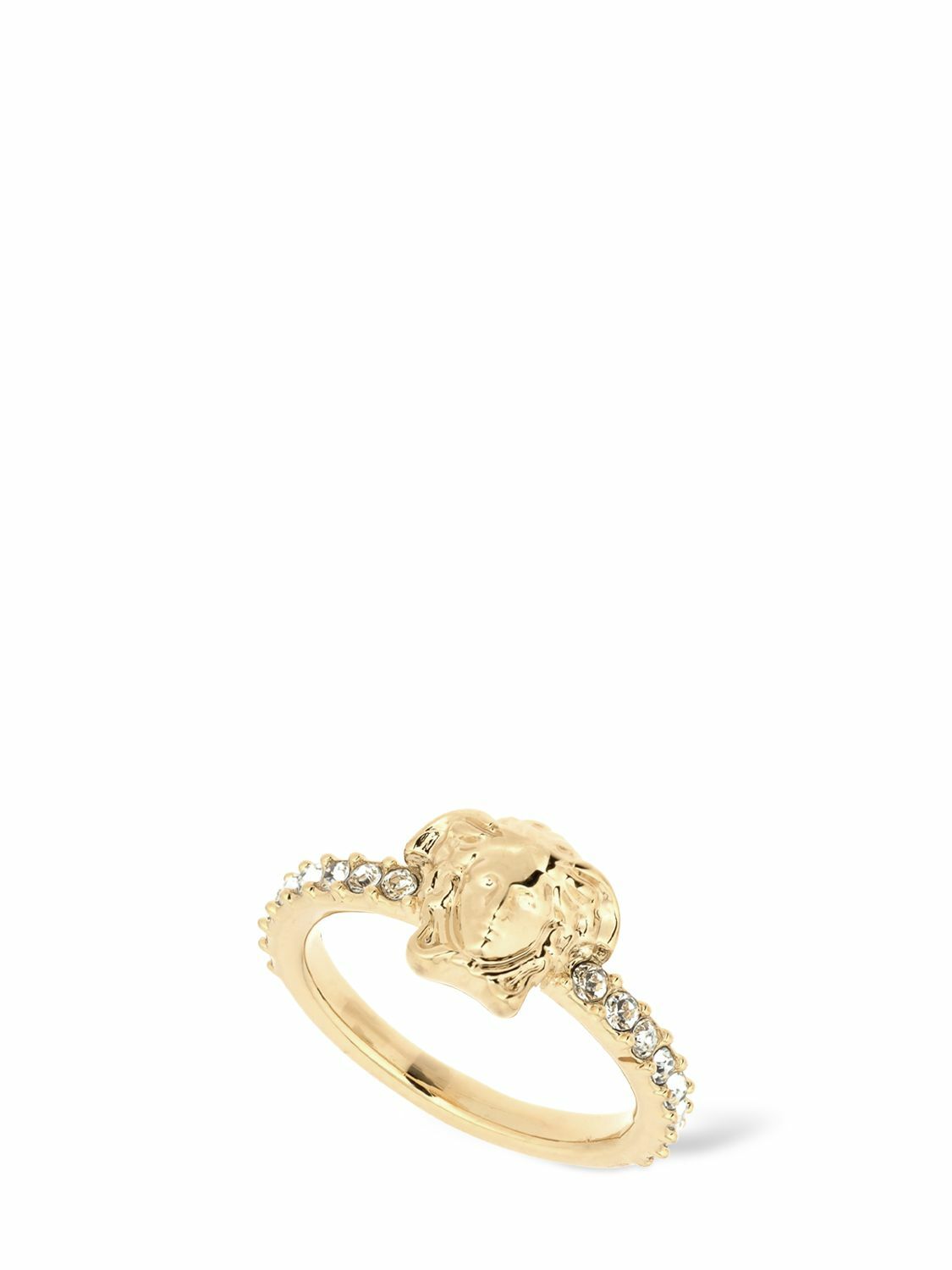 VERSACE - Medusa Crystal Thin Ring Versace