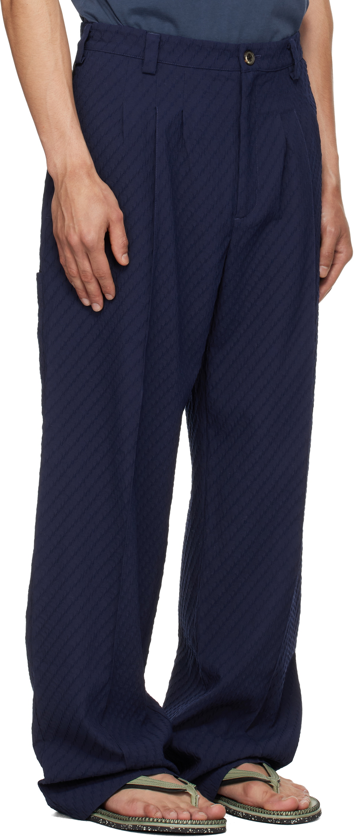 Kiko Kostadinov Blue Noro Trousers Kiko Kostadinov