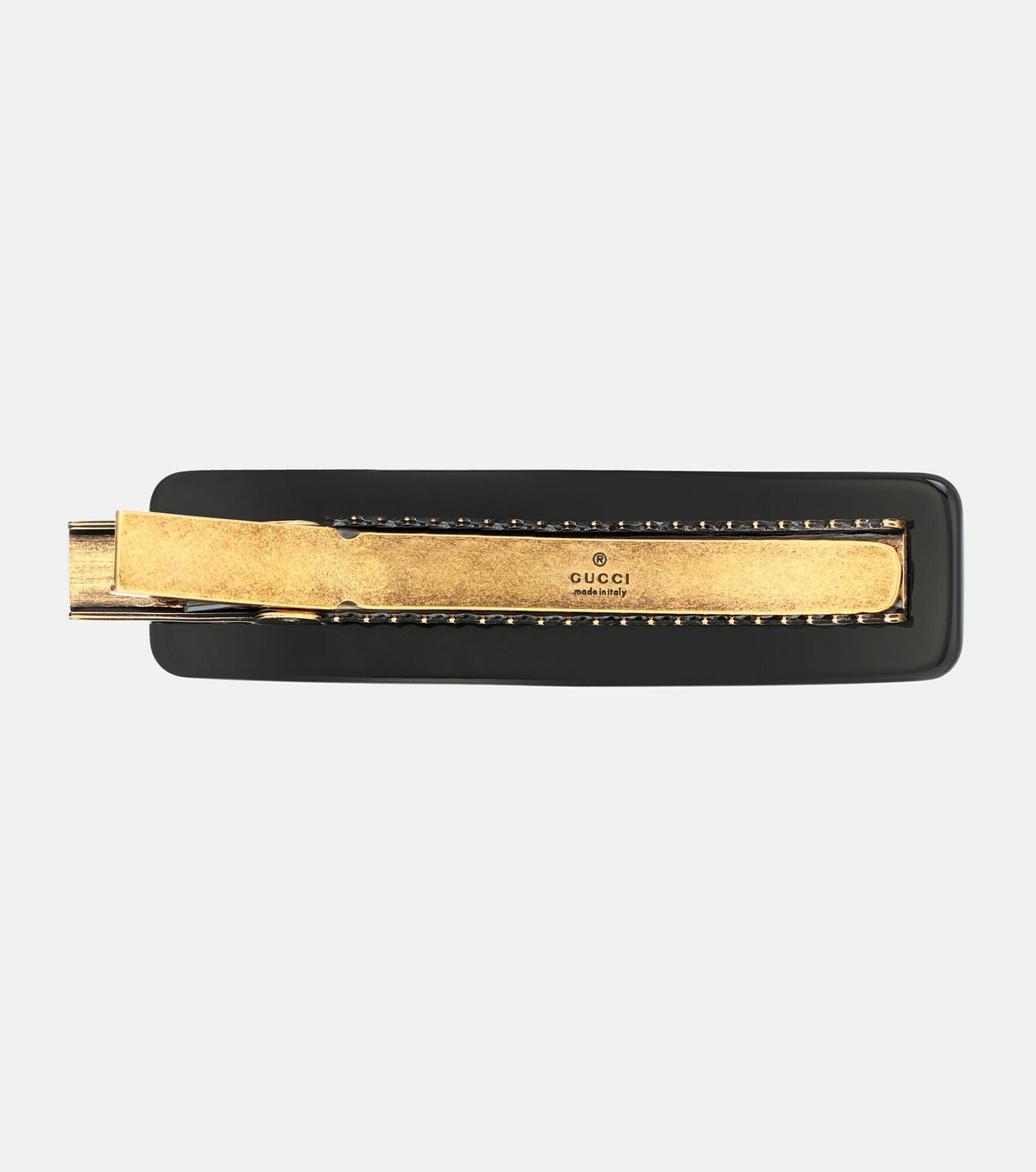 Gucci - Embellished logo hair clip Gucci