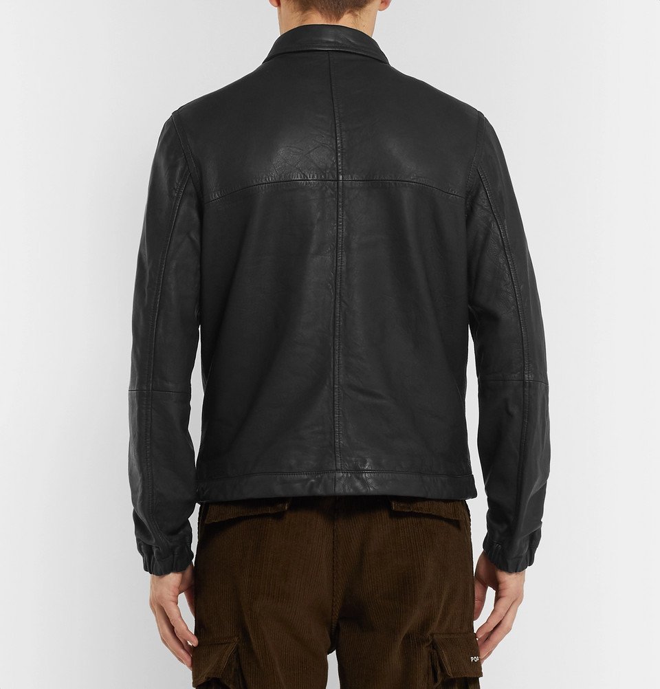 Saturdays NYC - Maury Leather Jacket - Men - Black Saturdays NYC