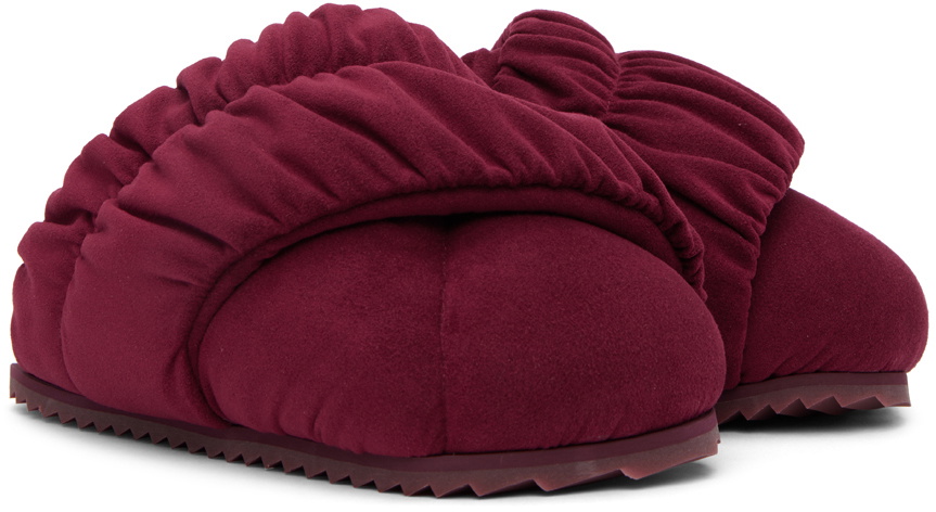 YUME YUME SSENSE Exclusive Red Tent Mules Yume Yume