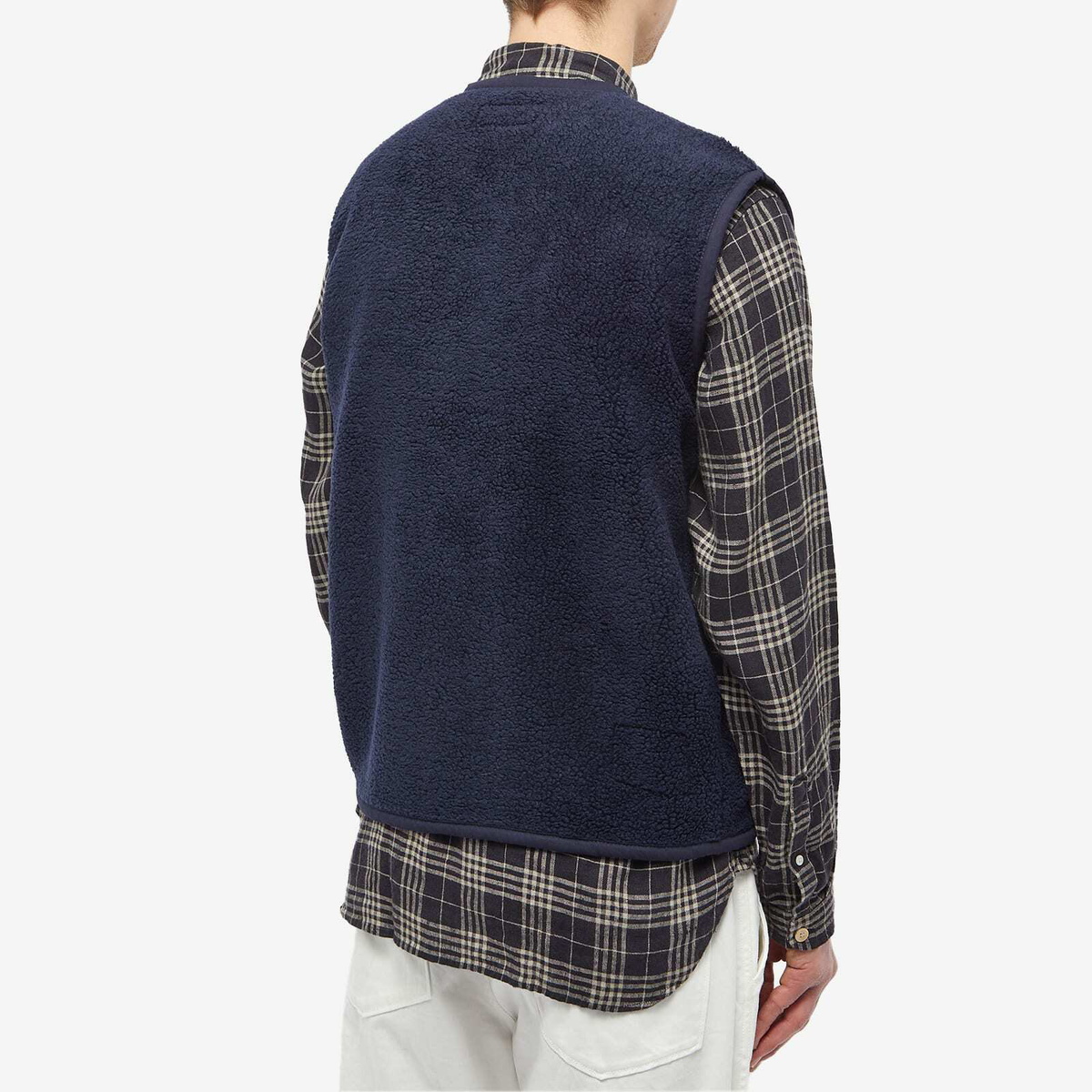 Universal Works Men's Lancaster Gilet in Navy Universal Works