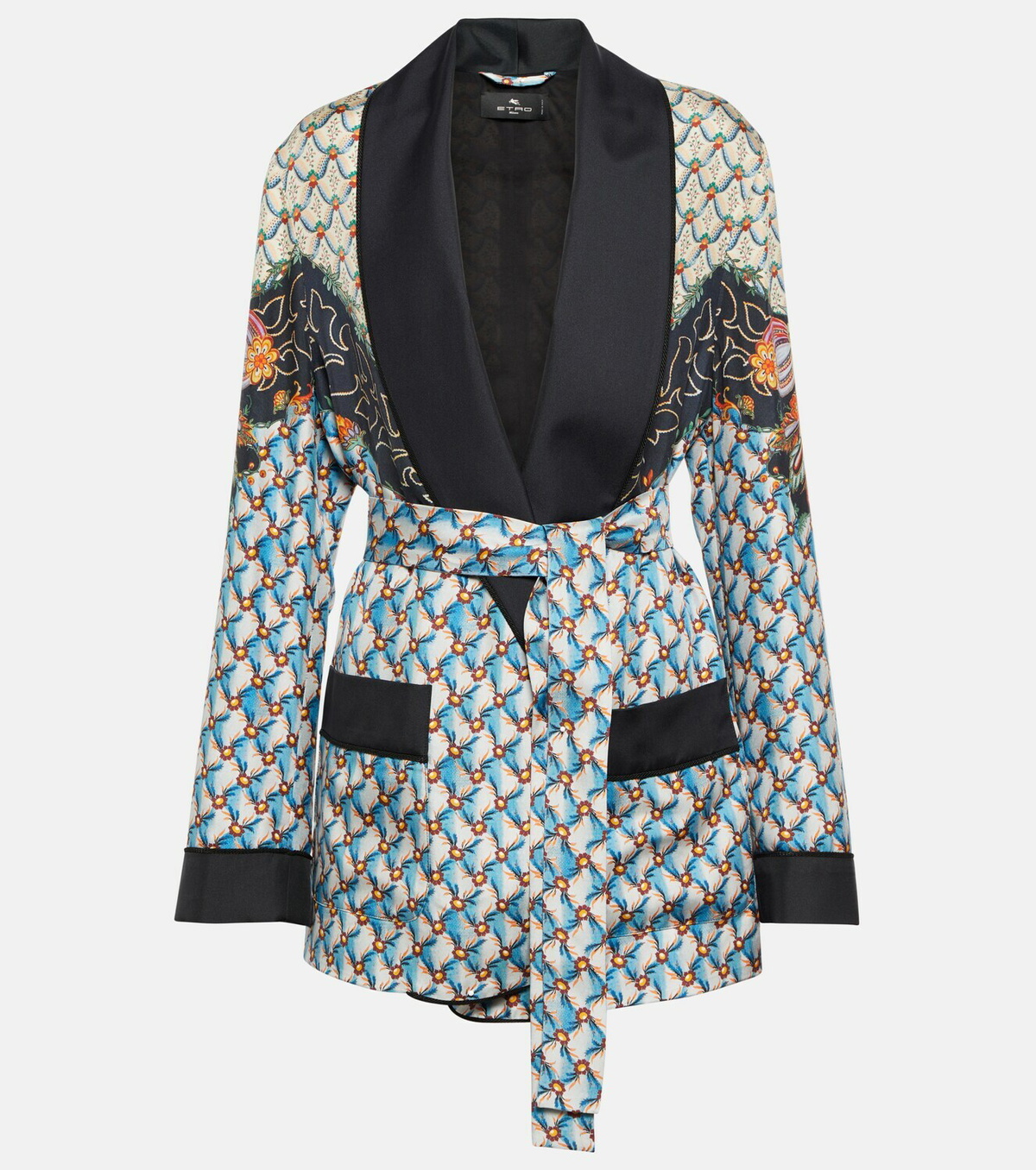 Etro Printed silk blazer Etro