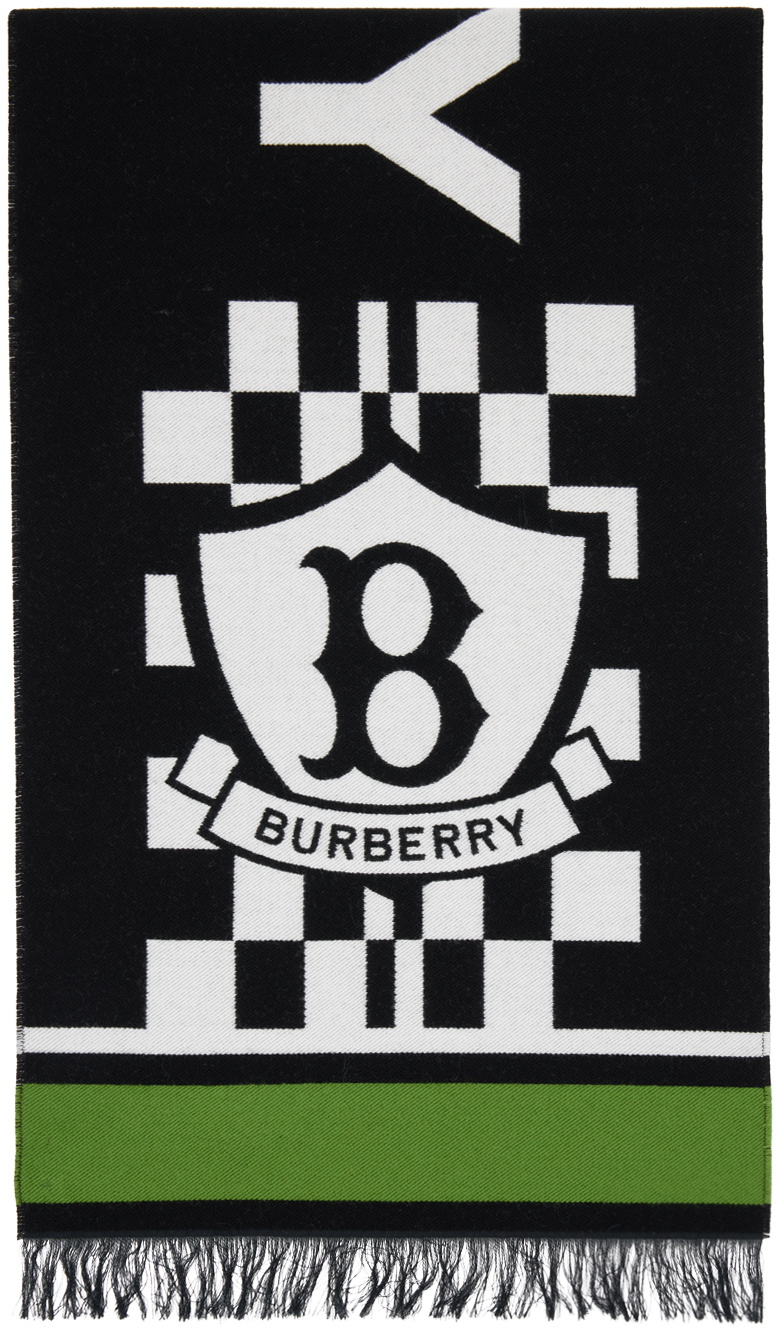 Burberry Multicolor Football Scarf Burberry