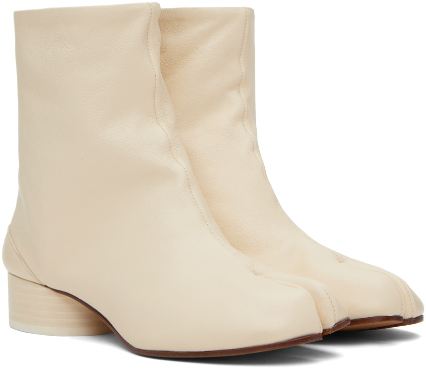 Maison Margiela Off-White Tabi Boots Maison Margiela