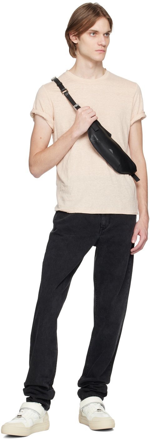 Isabel Marant Beige Leon T-Shirt Isabel Marant