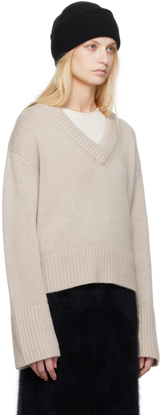 LISA YANG Taupe Aletta Sweater Lisa Yang