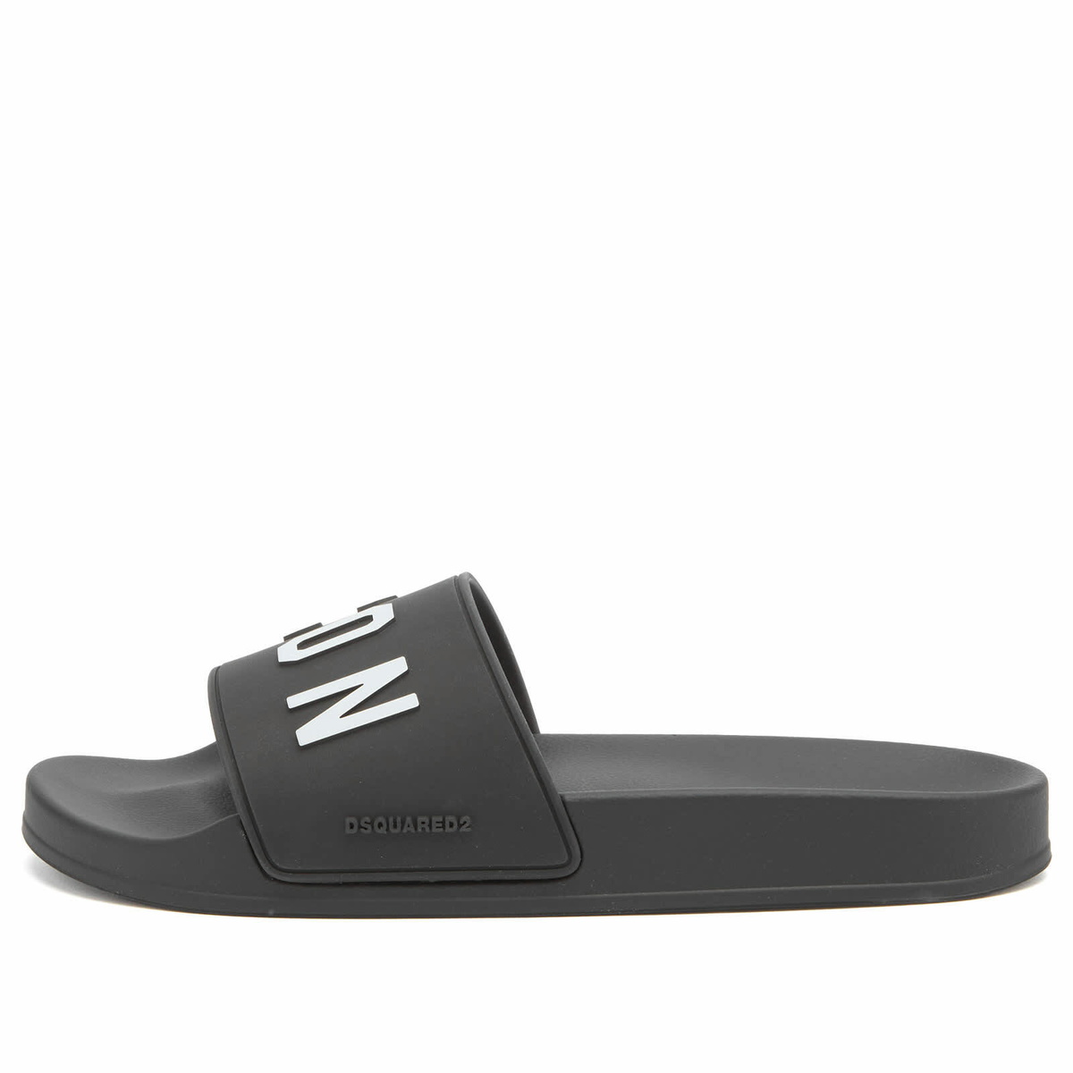 Dsquared2 Men's Icon Logo Slide in Black Dsquared2