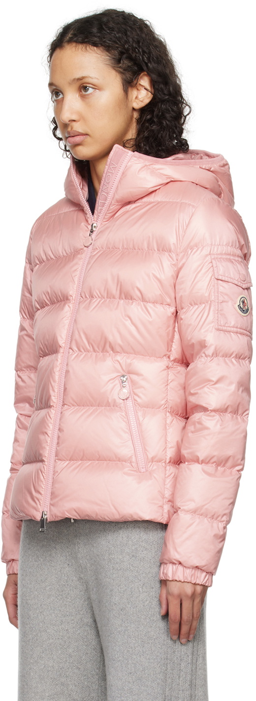 Moncler Pink Gles Down Jacket Moncler
