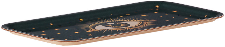 Les-Ottomans Navy Eye Tray