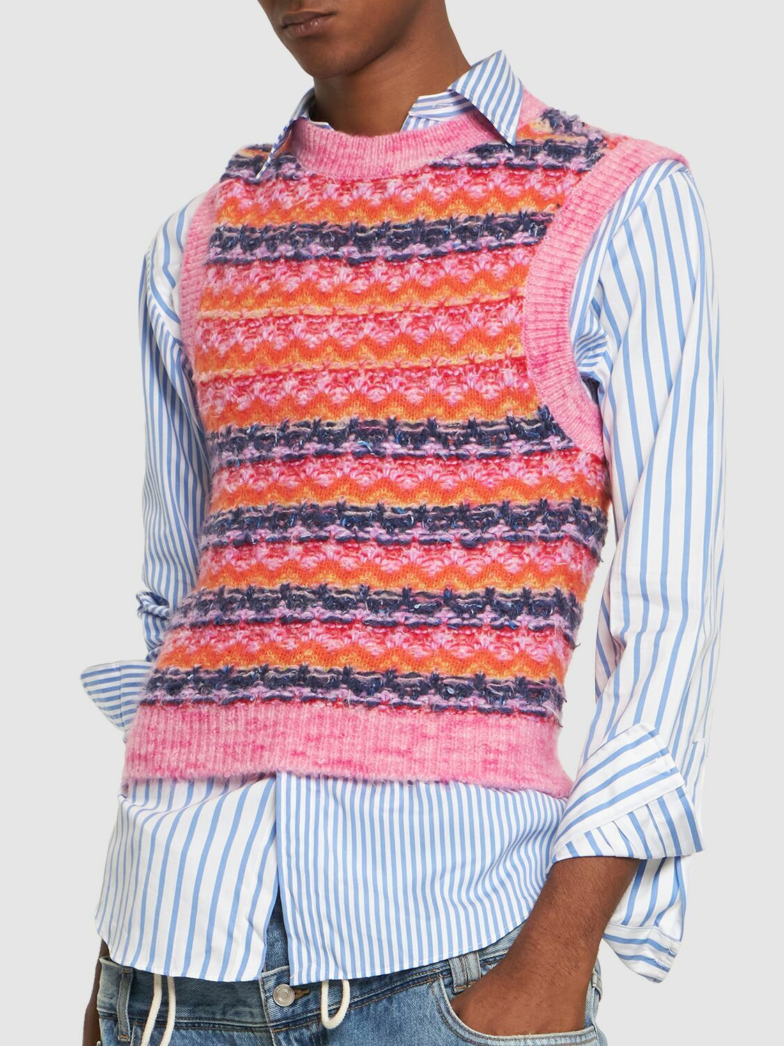 ANDERSSON BELL - Unisex Candy Crewneck Vest Andersson Bell