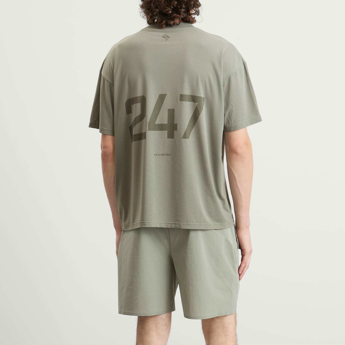 Represent Men's 247 Oversized T-Shirt in Sage Represent