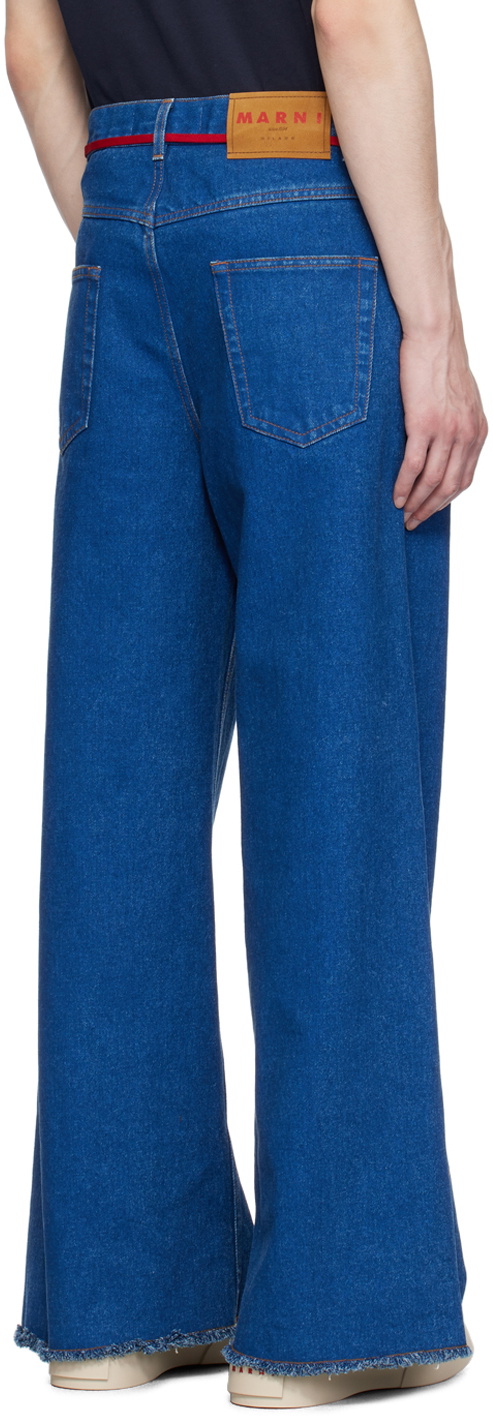 Marni Blue Drawstring Jeans Marni