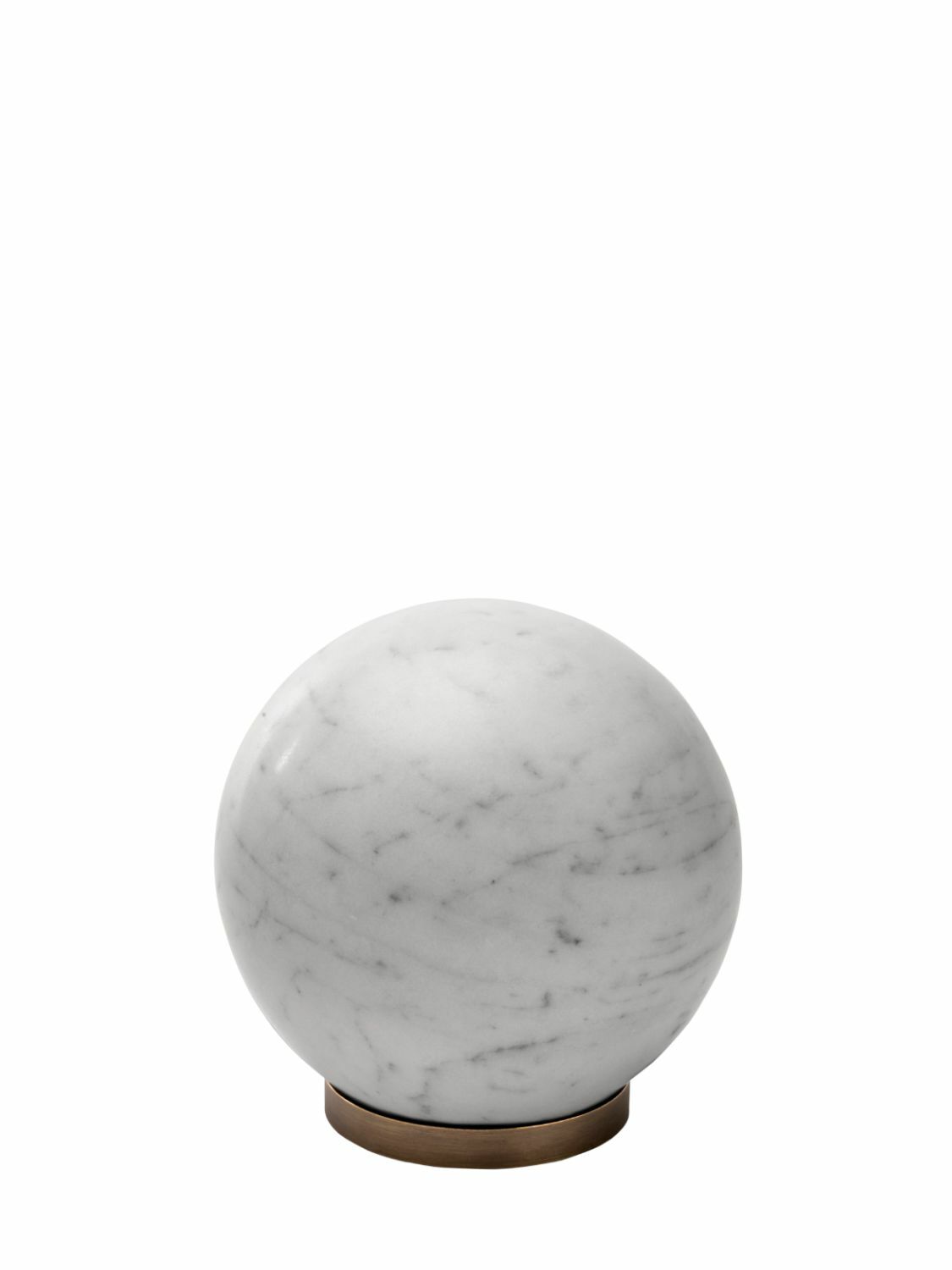 SALVATORI - Gravity White Carrara Marble Sphere Salvatori