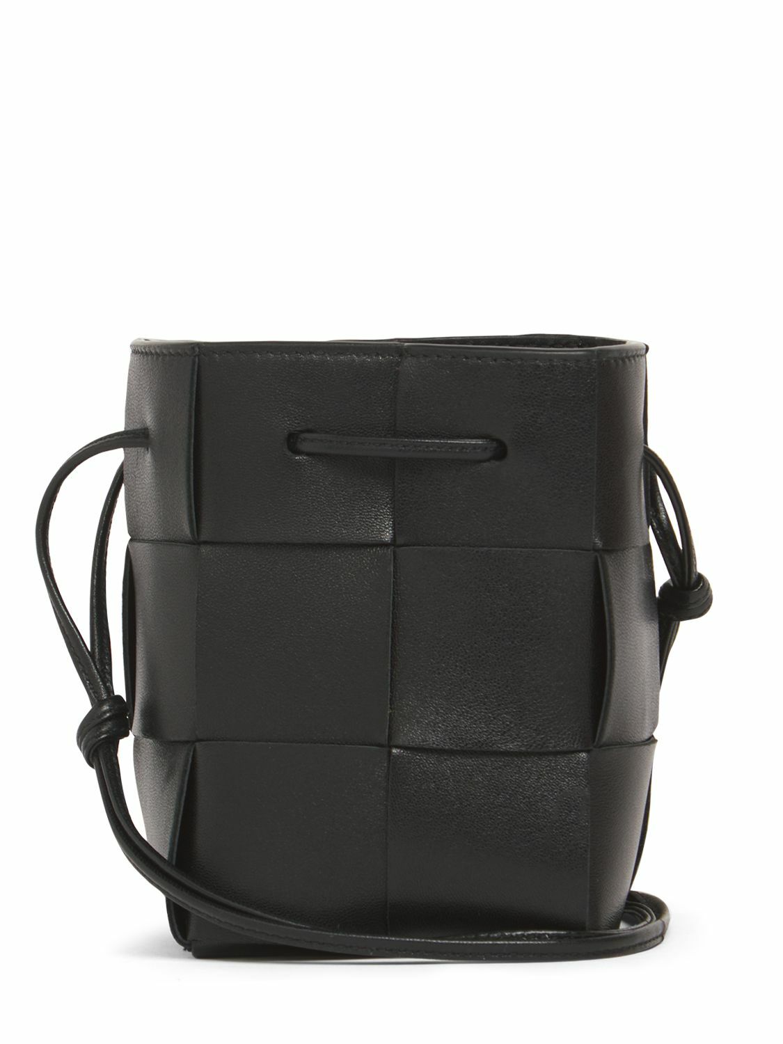 BOTTEGA VENETA - Mini Intreccio Leather Bucket Bag Bottega Veneta